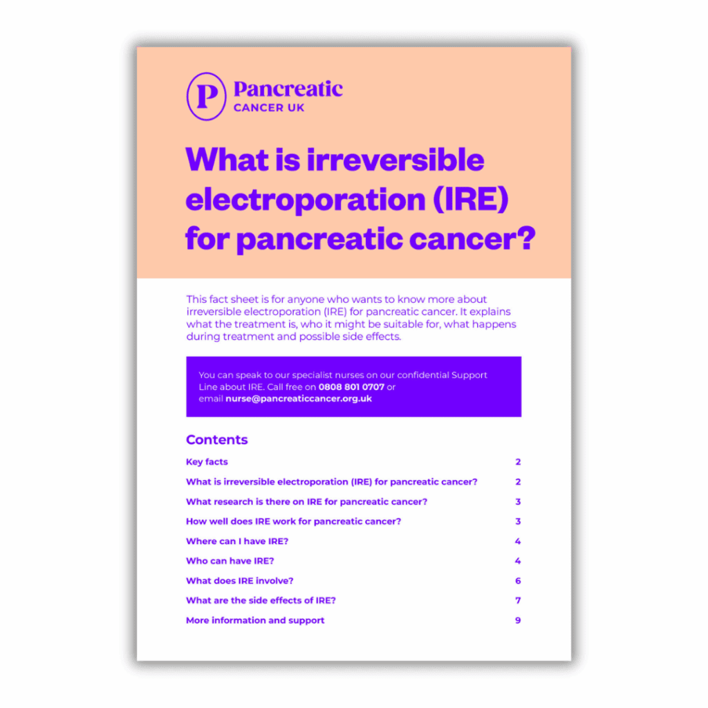 What is irreversible electroporation (IRE) for pancreatic cancer ...